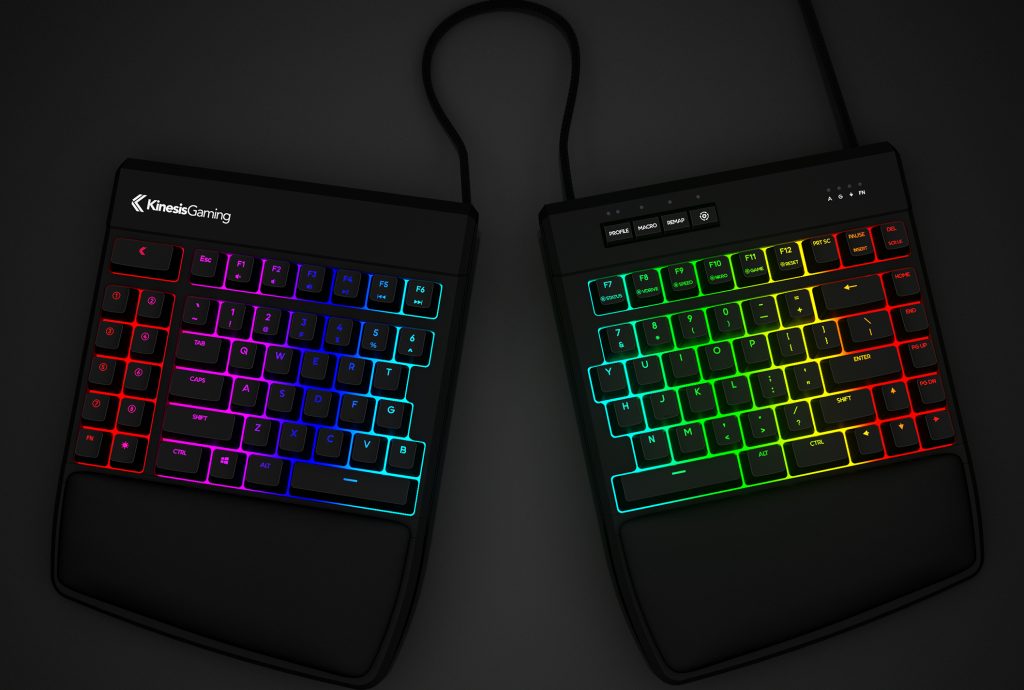 Freestyle Edge RGB PLUS Split Mechanical Keyboard | Kinesis Gaming